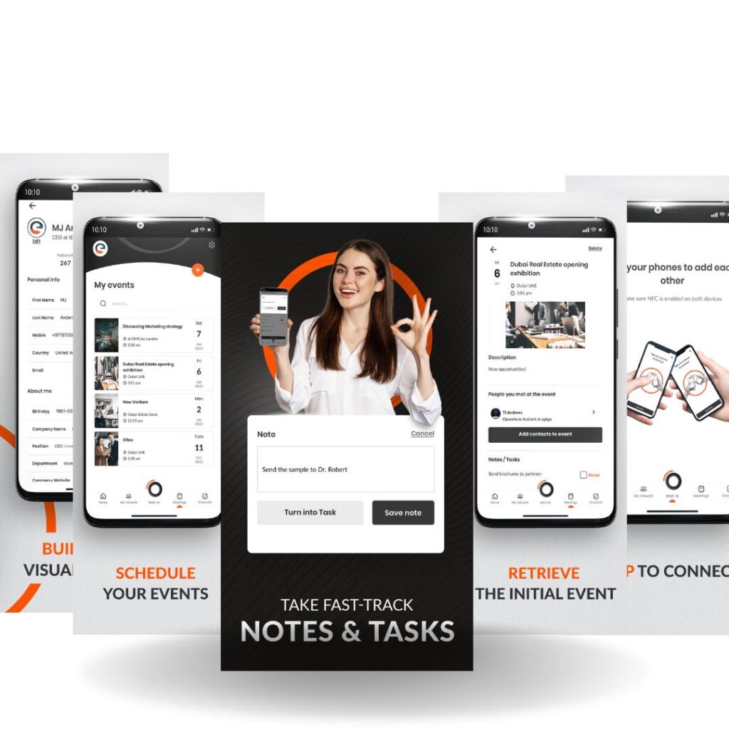 Project Ring: Digital Business Profiles Professional Networking App